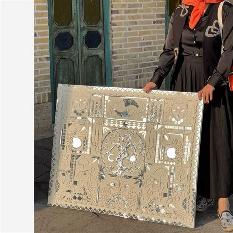 خرید و قیمت تابلو نقاشی الماسی لیپان آرت آینه ای از غرفه گالری نقاشی الهام جعفری