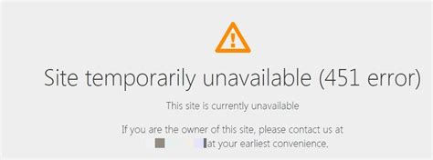 The Newly Published 451 Status Code Will Warn You When A Page Isn