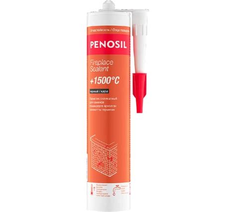 Герметик силикатный Penosil +1500C Fireplace Sealant для печей и ...