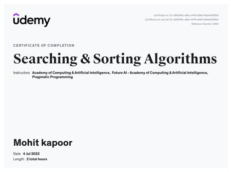 Mohit Kapoor On Linkedin Dsa Udemy Course Coforge Learningjourney