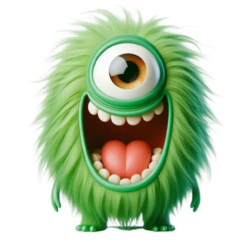 Premium Psd Cute Monster