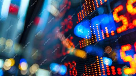 Premium Photo Closeup Of A Computer Screen Showing A Stock Market Heatmap Visualizing Market