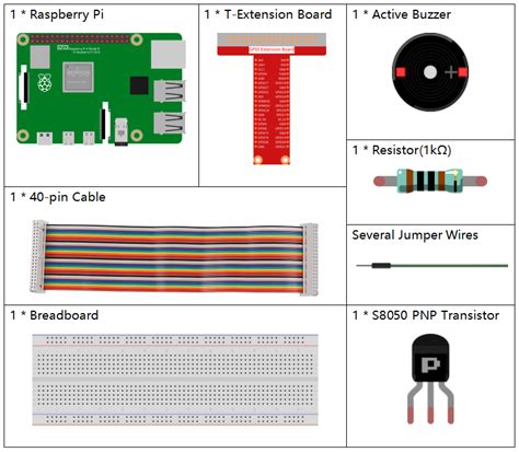121 アクティブブザー — Sunfounder Davinci Kit For Raspberry Pi ドキュメント