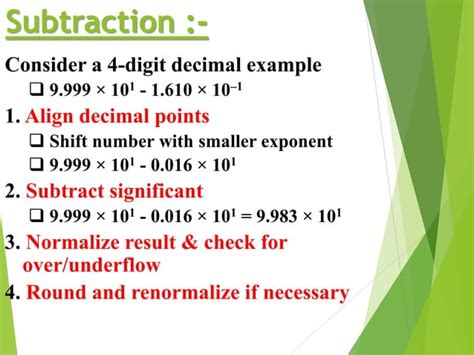 Cbnst Ppt Floating Point Arithmeticnormalization