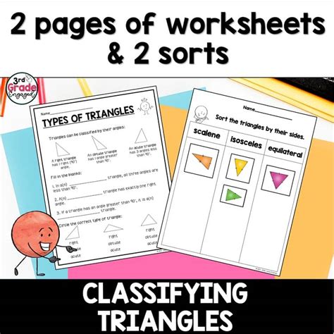 Classifying Types Of Triangles Angles And Sides Activities And Math Boom