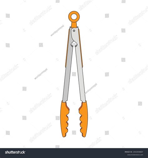 Cartoon Vector Illustration Food Tong Icon Stock Vector Royalty Free Cartoon Vector Illustration Food Tong Icon Stock Vector Royalty Free