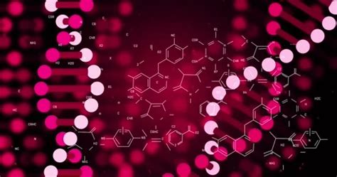 Animation Of Dna Strands Spinning Over C Stock Video Pond