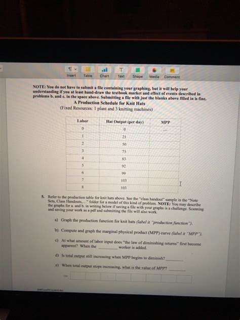 solved insert table chart text shape media comment note you