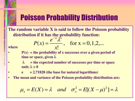 PPT The Poisson Probability Distribution PowerPoint Presentation