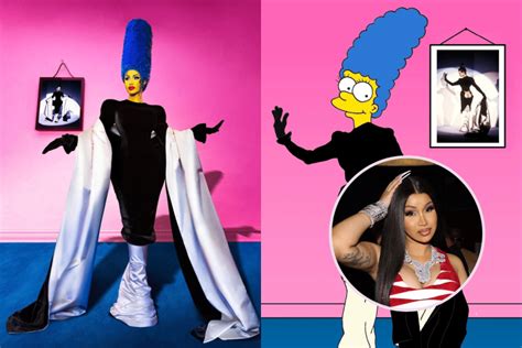 Artist Threatens To Sue Cardi B Over Sexy Marge Simpson Halloween Costume