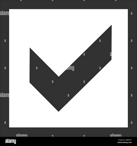 Check Mark In The Box Vector Icons Checklist Icon Stock Vector Illustration Isolated On White