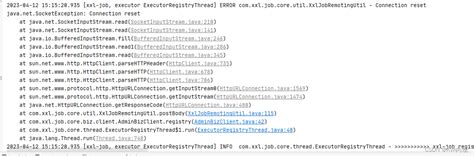 运行java后端，服务报错（socketexception Connection Reset）java Url 访问网络路径 Connection Reset Csdn博客