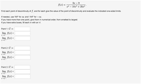 Answered 3x 9 F X X4 10x3 25x2 Find Each… Bartleby