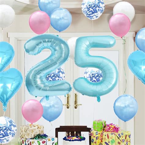 Sweet 25th Birthday Balloon 25th Birthday Decorations Happy 25th