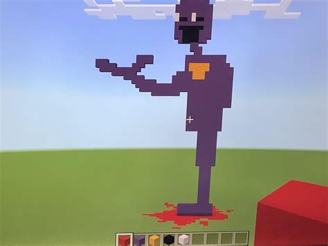 I Made The Purple Guy In Minecraft