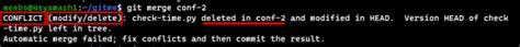 Resolve Modify Delete Merge Conflicts In Git Sysops