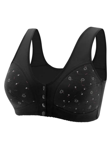 Xflwam Daisy Bras For Older Women 2025 Daisy Bra For Seniors Front