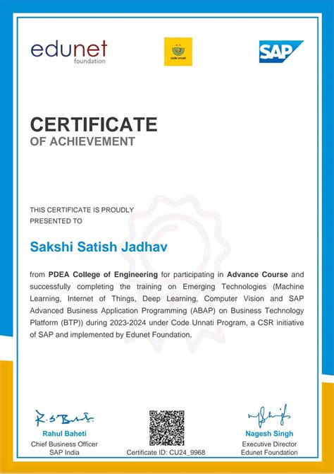 Sakshi Jadhav On Linkedin Learninganddevelopment Codeunnati Sapindia Edunetfoundation