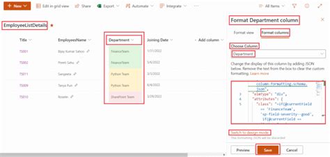 SharePoint Online List Forms JSON Formatting SPGuides