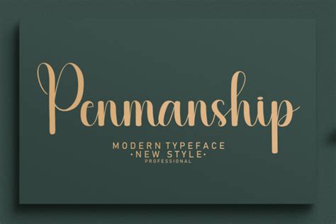 Penmanship Script Font Download Free Font