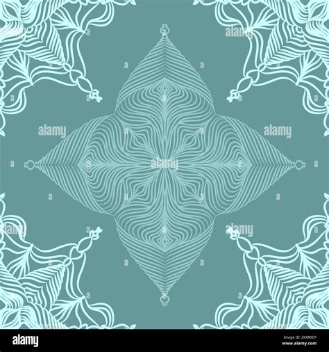 Decorative Seamless Background With Abstract Lacy Ornament Stock Vector Image And Art Alamy