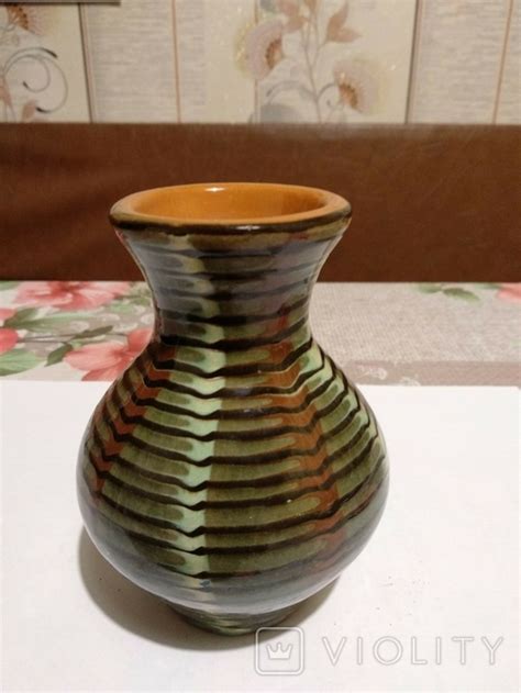 Ваза Васильківська майоліка на сайте для коллекционеров Violity Купить в Украине Киеве