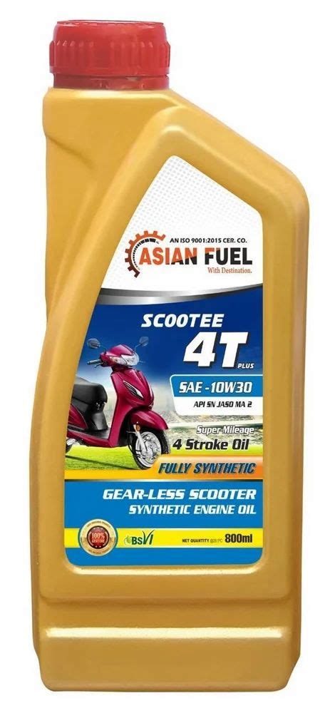 Asian Fuel Gear Less Scooter Synthetic Engine Oil At ₹ 356 Bottle Engine Oil In Noida Id