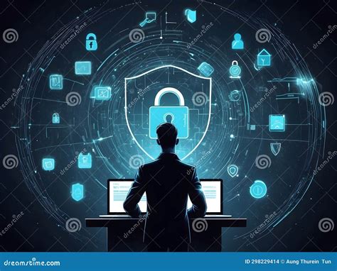 Embracing Data Privacy In The Digital Age Stock Illustration