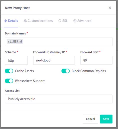 Github Talesam Nextcloud Executando Nextcloud Em Docker Perfei O Ngnix Proxy Manager