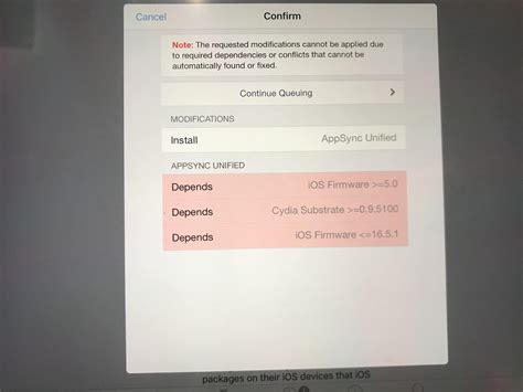 Discussion Hello Im Trying To Install App Sync On My Ipad Mini 2