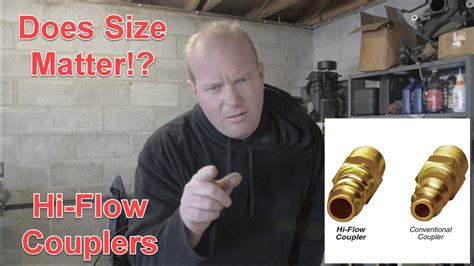 Does Size Matter Milton Hi Flow Air Fittings YouTube