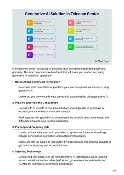 Generative Ai In Telecom Use Cases Amp Benefits Pdf