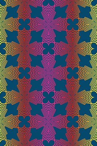 고유 추상 기하학적 패턴입니다 원활한 벡터 일러스트입니다 환상적인 인쇄 배경 벽지 환상적인 디자인에 대 한 디자인에 대한 스톡