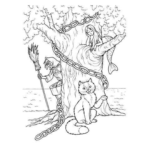 Раскраска Кот ученый распечатать или скачать