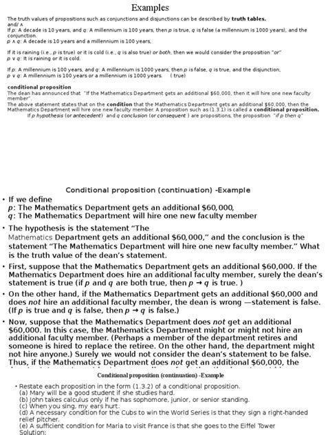 Examples Exercises Discrete Mathematics First Week December 2018 Pdf Logic Mathematical Logic