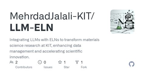 LLM ELN LLM MaterialsScience Ipynb At Main MehrdadJalali KIT LLM ELN