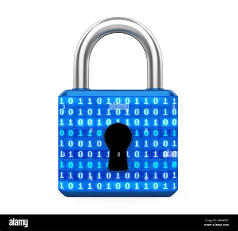 Cyber Security Padlock Symbol Blue Cut Out Stock Images And Pictures Alamy