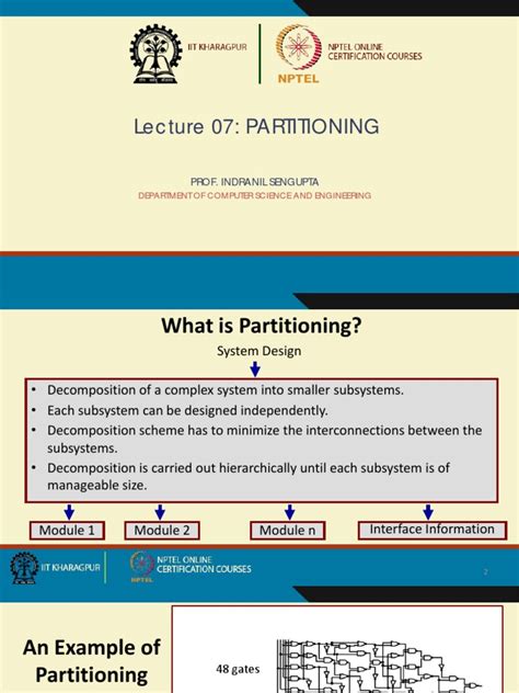 lecture 07 partitioning prof indranil sengupta download free pdf visual cortex graph theory