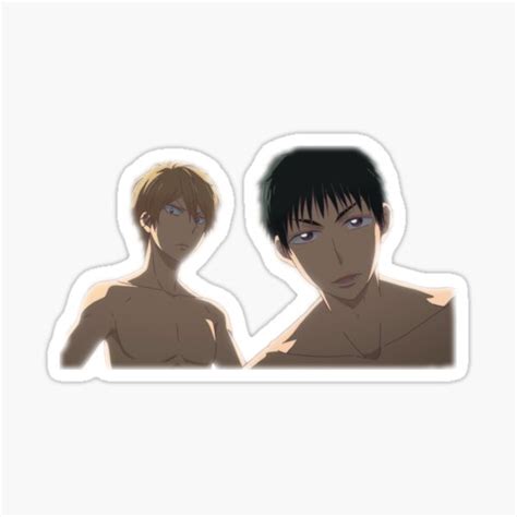 Kiss Him Not Me Nanashima And Igarashi Sticker By Strawb3rr1fa1ry