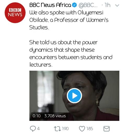 Sex For Grades BBC Releases The Full Documentary Of Lecturers Involved Education Nigeria