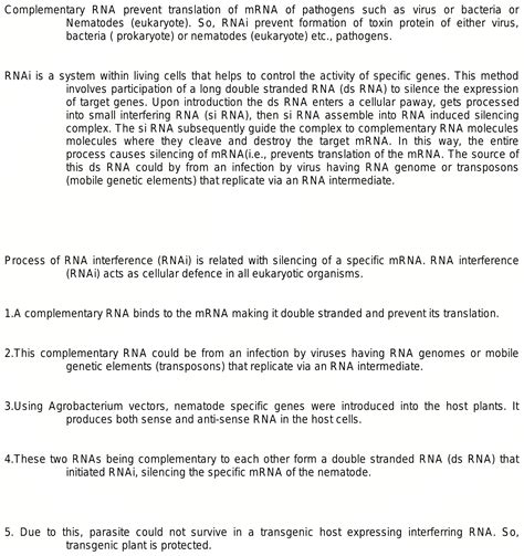 Explain Rna Interference