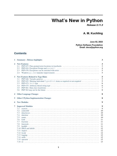 Whats New Pdf Python Programming Language Parameter Computer