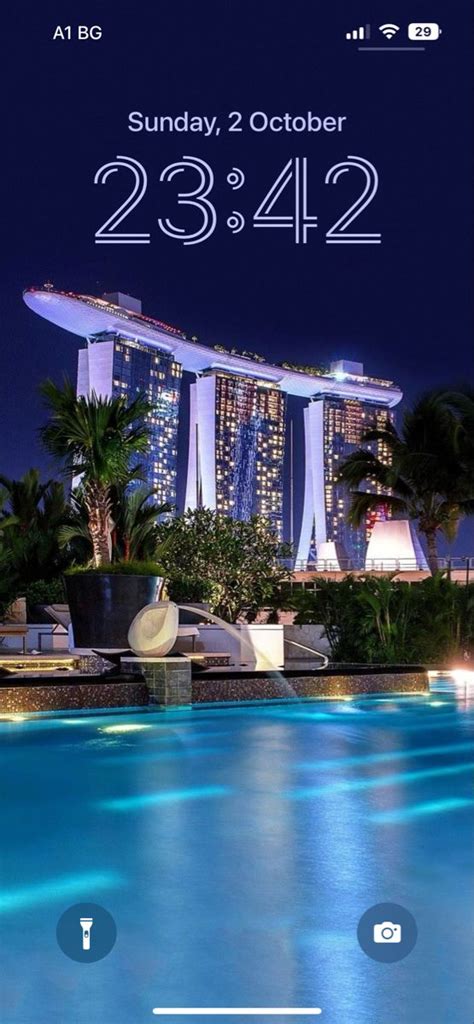 Ios 16 Lockscreen Singapore In 2022 Marina Bay Sands Marina Bay