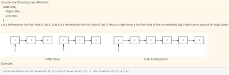 Solved Consider The Following Class Definition Class Link