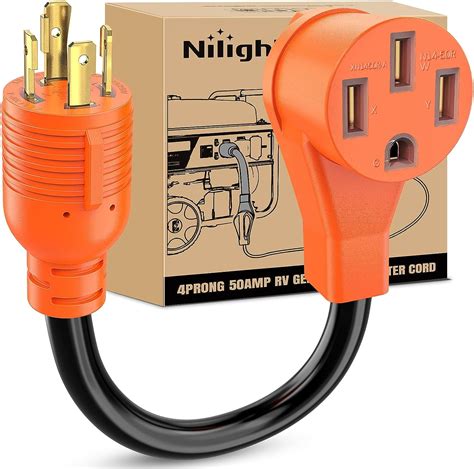 Nilight Copper 14 3 Generator Adapter Cord Rv Part
