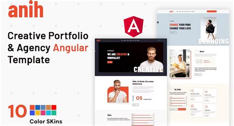 Anih Creative Portfolio And Agency Angular Site Templates Ft Agency And Clean Envato