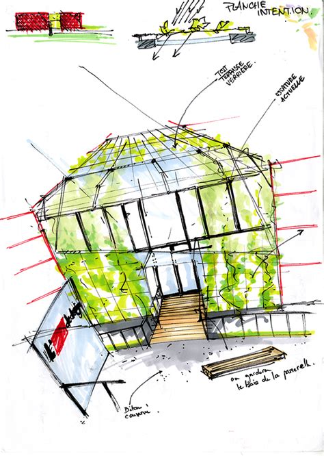 Various Spatial Sketches On Behance