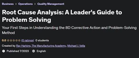 Root Cause Analysis A Leaders Guide To Problem Solving Scriptmafia