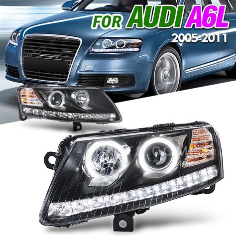 Audi A6a6ls6 2005 2011 Headlight Modified Upgrade Led Light Daytime