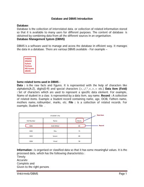 SOLUTION Dbms Introduction Er Model Studypool